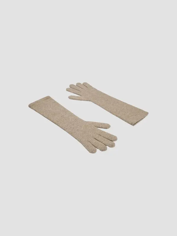 Max Mara Cashmere Gloves - Beige