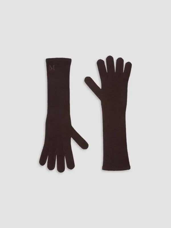 Max Mara Cashmere Gloves - Brown