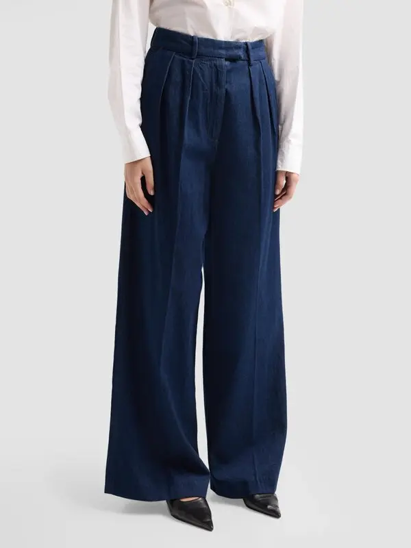 ANINE BING Lou Denim Wide-leg Jeans