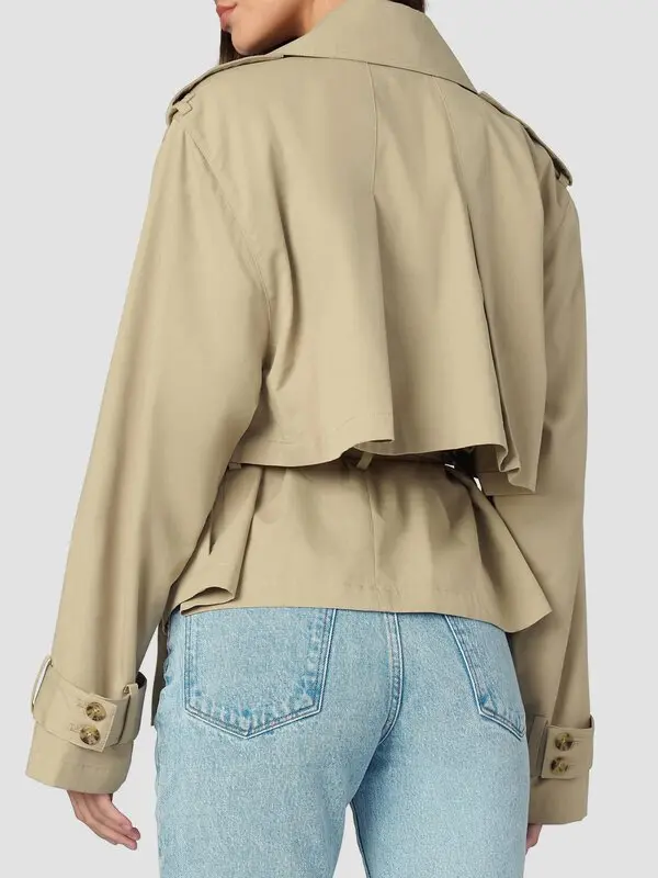 Joe's Jeans The Liz Cropped Trench Coat - Camel