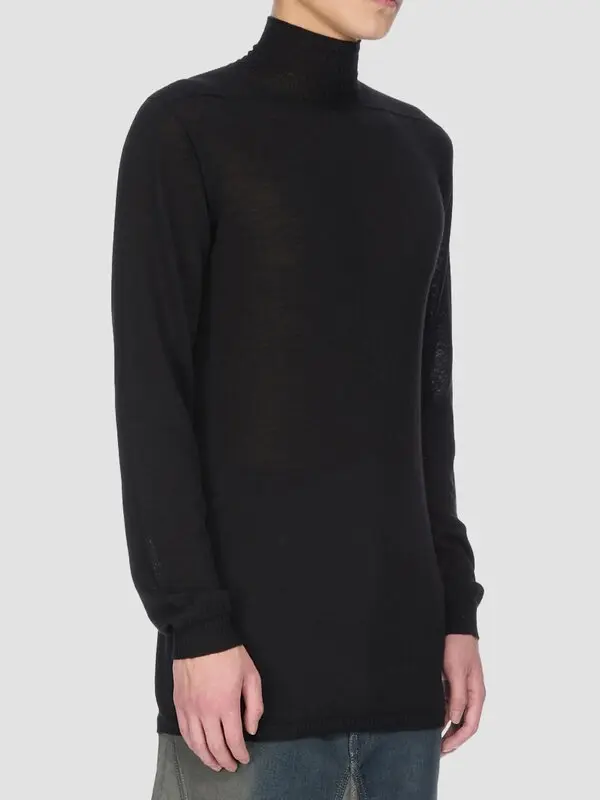 Rick Owens Level Wool Turtleneck Sweater