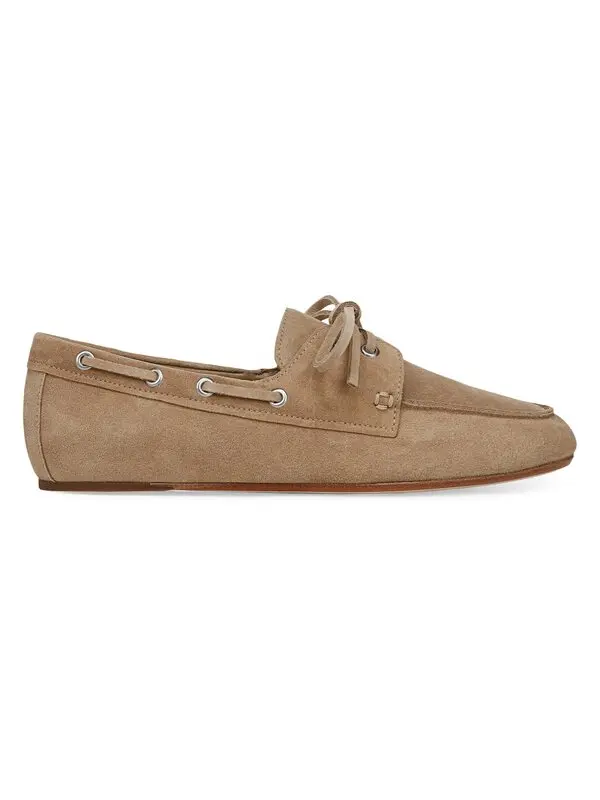 Vince Marin Suede Boat Shoes - Dune