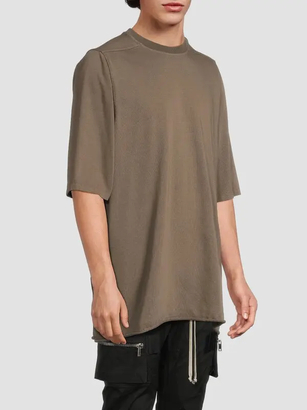 Rick Owens Oversized Cotton T-shirt - Dust