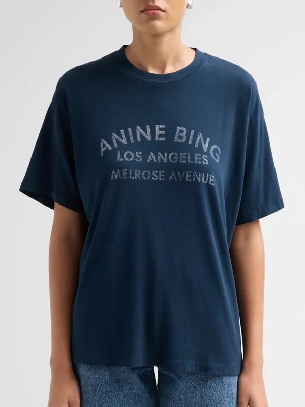 ANINE BING Cade Melrose Stencil T-shirt