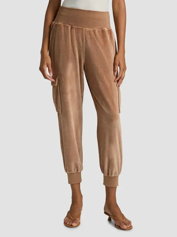 Cinq À Sept Giles Velour Jogger Pants