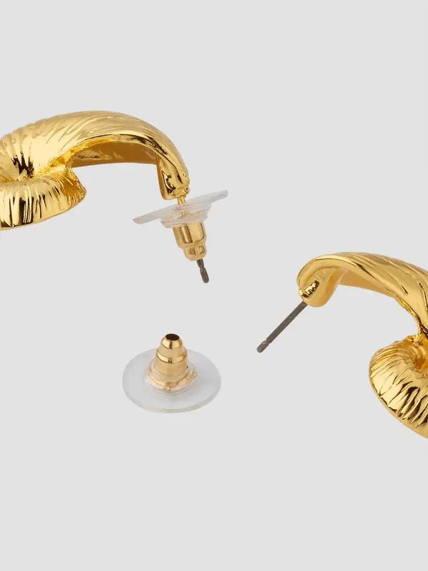 KENNETH JAY LANE Seashell Pearly Goldtone & Imitation Pearl Drop Earrings
