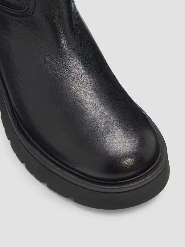 STUART WEITZMAN Ren Leather Lug Sole Boots