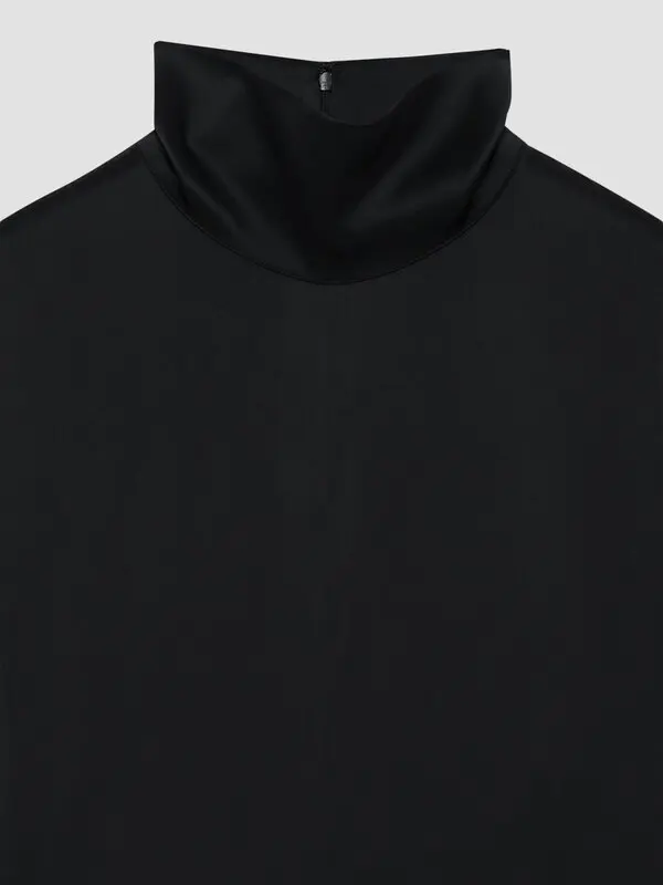 ANINE BING Samson Turtleneck Short-sleeve Top
