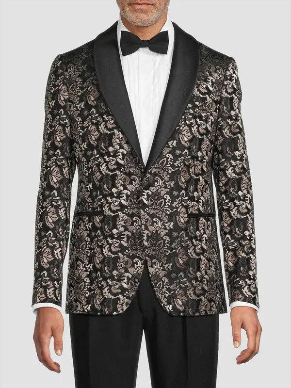 Pal Zileri Novel Silk-wool Smoking Jacket