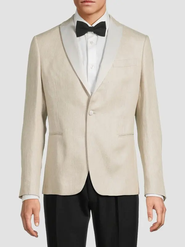 Pal Zileri Metallic Linen Dinner Jacket