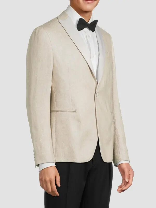 Pal Zileri Metallic Linen Dinner Jacket