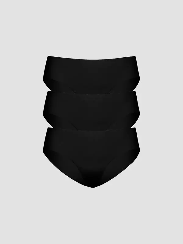 Commando 3-pack Stretch-cotton Bikini Brief Set