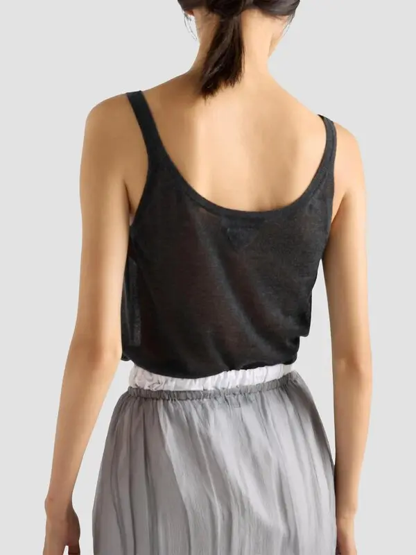 Prada Cashmere And Silk Tank Top
