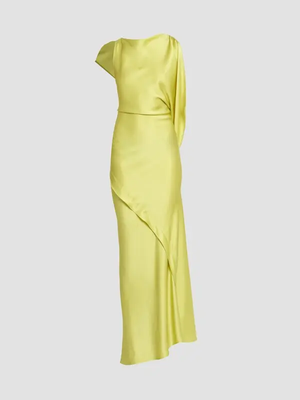 Victoria Beckham Kyra Sleeveless Draped Gown