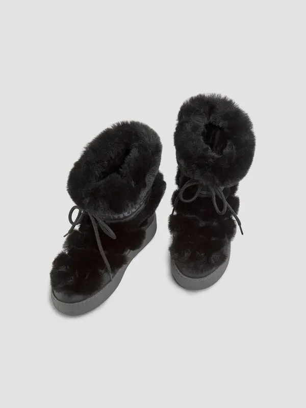 Moon Boot Faux Fur Boots