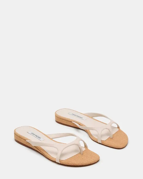 Steve Madden Bambi Thong Sandals - Bone