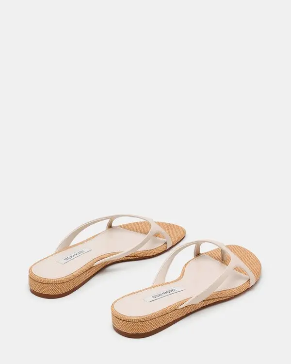 Steve Madden Bambi Thong Sandals - Bone