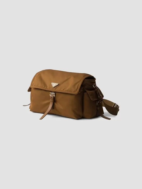 Prada Large Explore Re-nylon Shoulder Bag - Brown