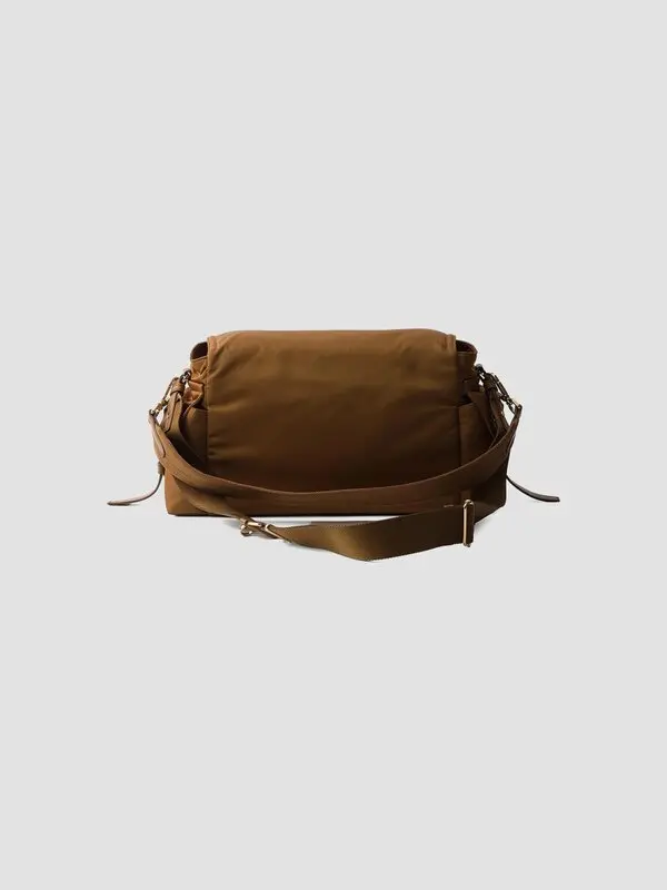 Prada Large Explore Re-nylon Shoulder Bag - Brown