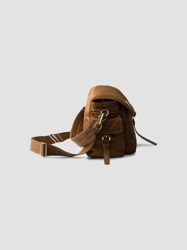 Prada Large Explore Re-nylon Shoulder Bag - Brown