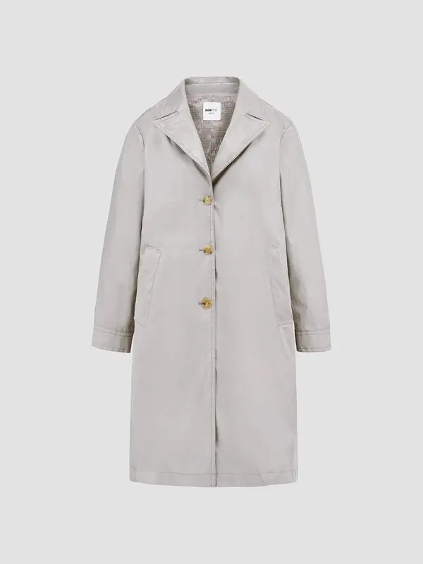 Jane Post Tailored Single-breasted Trench Coat