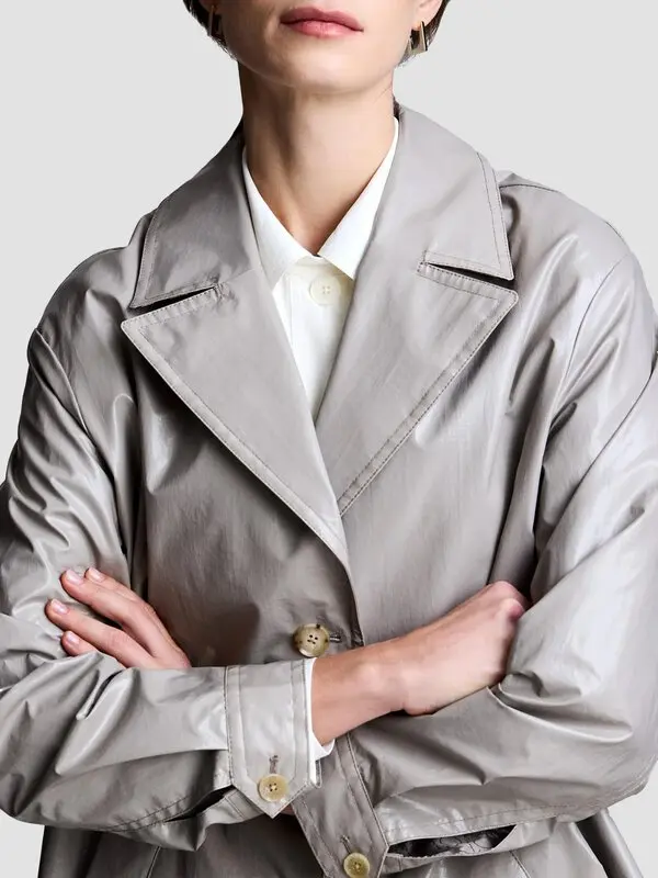 Jane Post Tailored Single-breasted Trench Coat