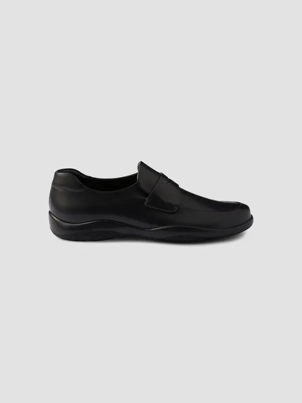 Prada Toblach Leather Loafers