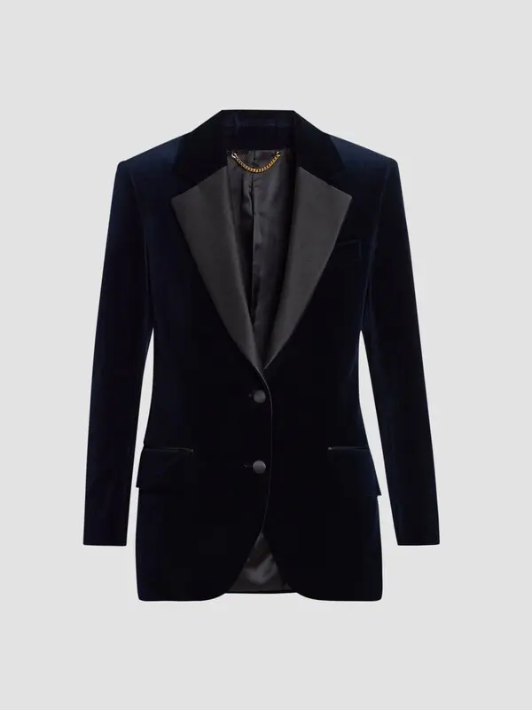 Victoria Beckham Single-breasted Tailored Jacket - Midnight