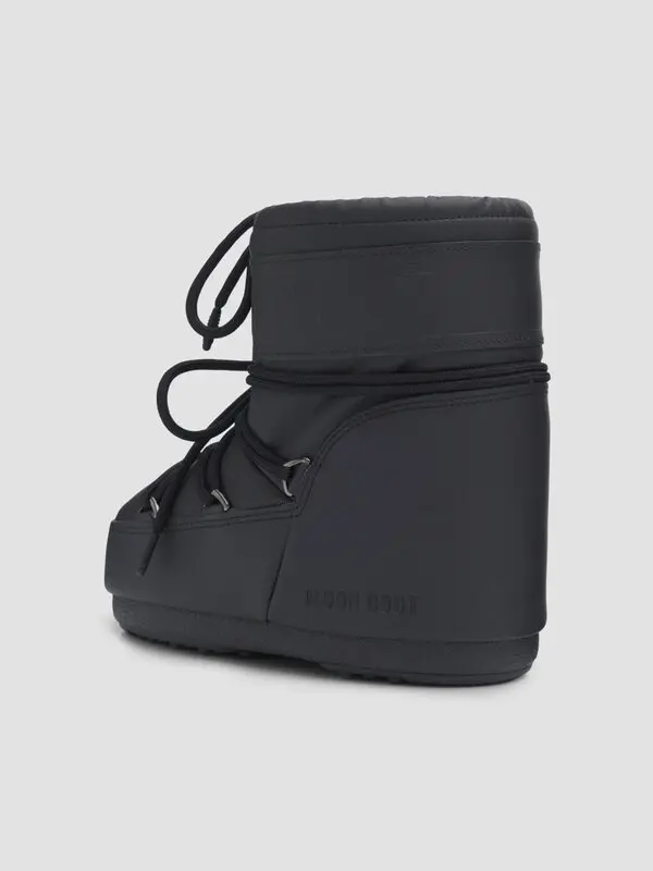 Moon Boot Icon Low Rubber Boots - Black