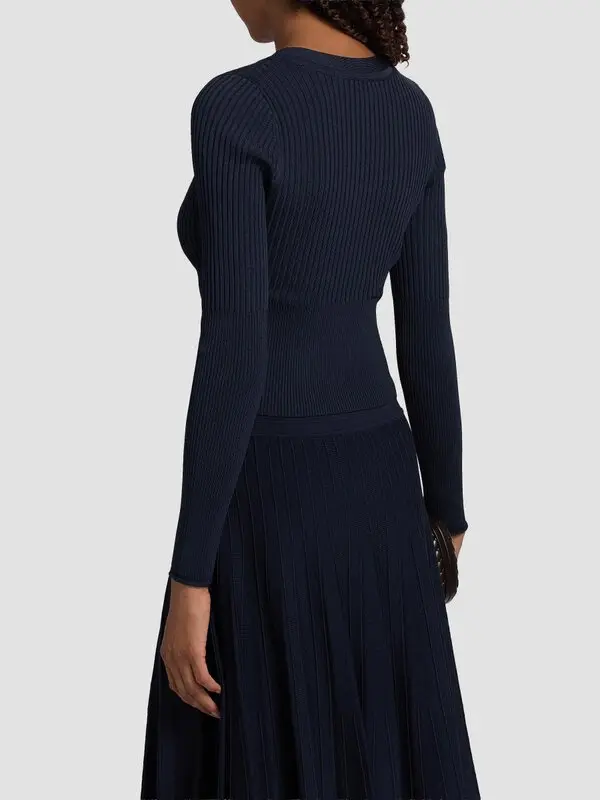 Simkhai Ailany Rib-knit Cardigan