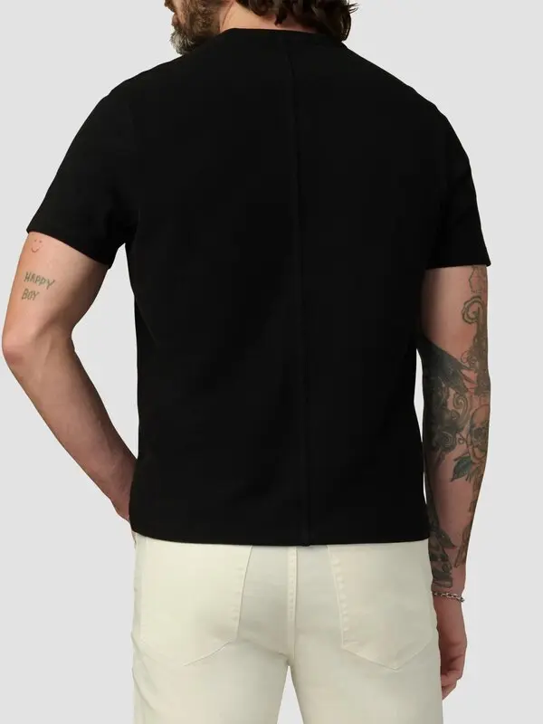 Joe's Jeans Modern Pique Henley Shirt - Black