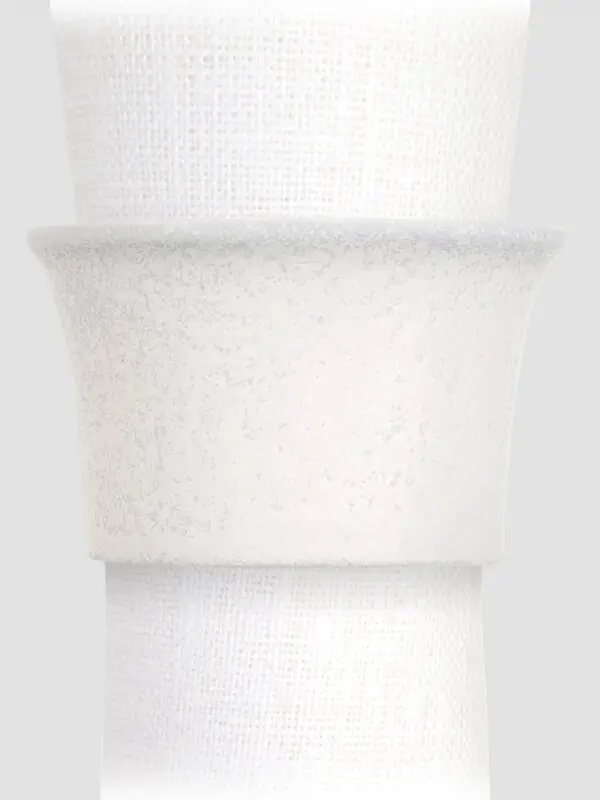 L'Objet Terra Flare 4-piece Napkin Ring Set - Stone