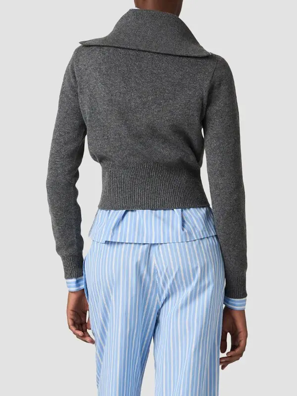 Miu Miu Cashmere Half-zipper Sweater