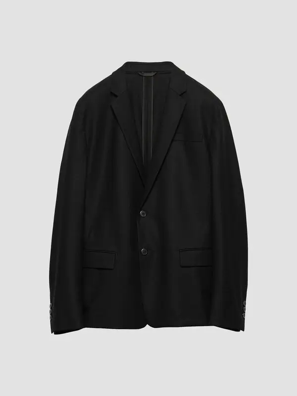 Prada Single-breasted Wool Blend Jacket