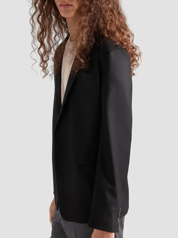 Prada Single-breasted Wool Blend Jacket