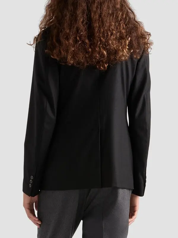 Prada Single-breasted Wool Blend Jacket
