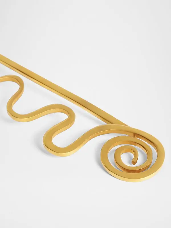 L'Objet Spirale 2-piece 24k--plated Serving Set