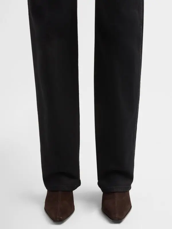 STUART WEITZMAN Stassi 85mm Stretch Booties - Midnight Espresso