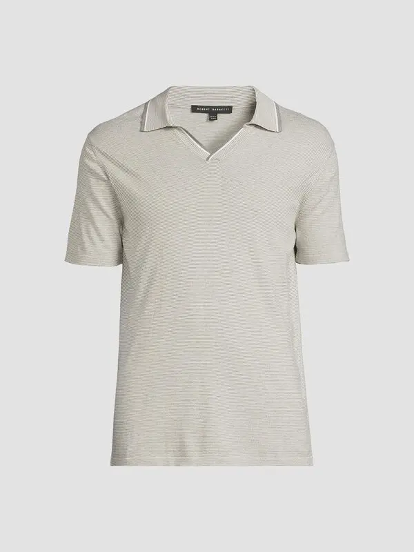 Robert Barakett Enrico Cotton Polo Sweater