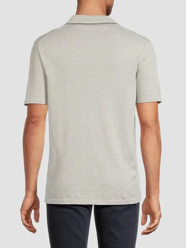 Robert Barakett Enrico Cotton Polo Sweater