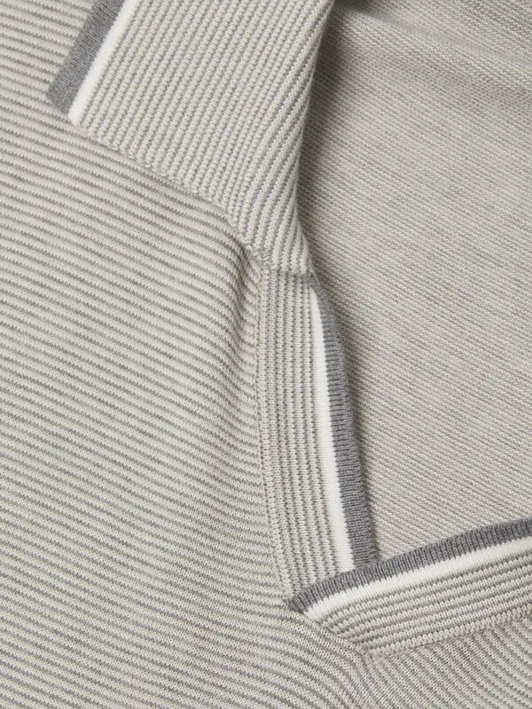 Robert Barakett Enrico Cotton Polo Sweater