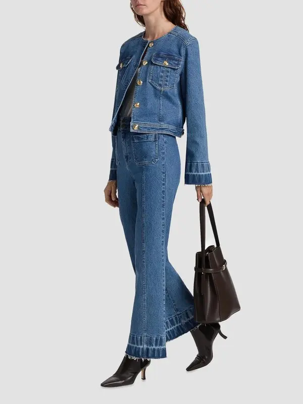 Cinq À Sept Dorothea Wide-leg Denim Pants