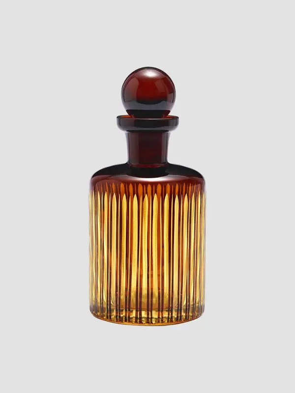 L'Objet Prism Glass Decanter - Amber