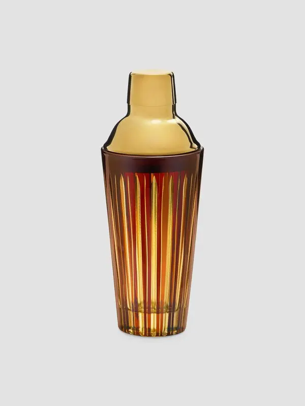 L'Objet Prism Glass Shaker - Amber