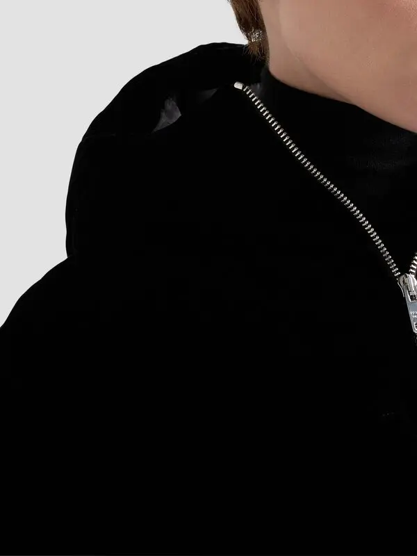 Prada Velvet Down Jacket - Black
