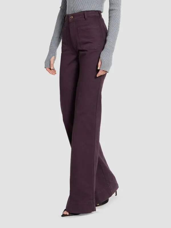Victoria Beckham Alina Wide-leg High-rise Jeans