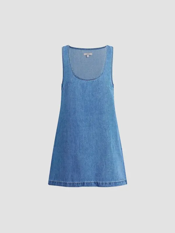 Joe's Jeans The Scoop Neck Denim Minidress