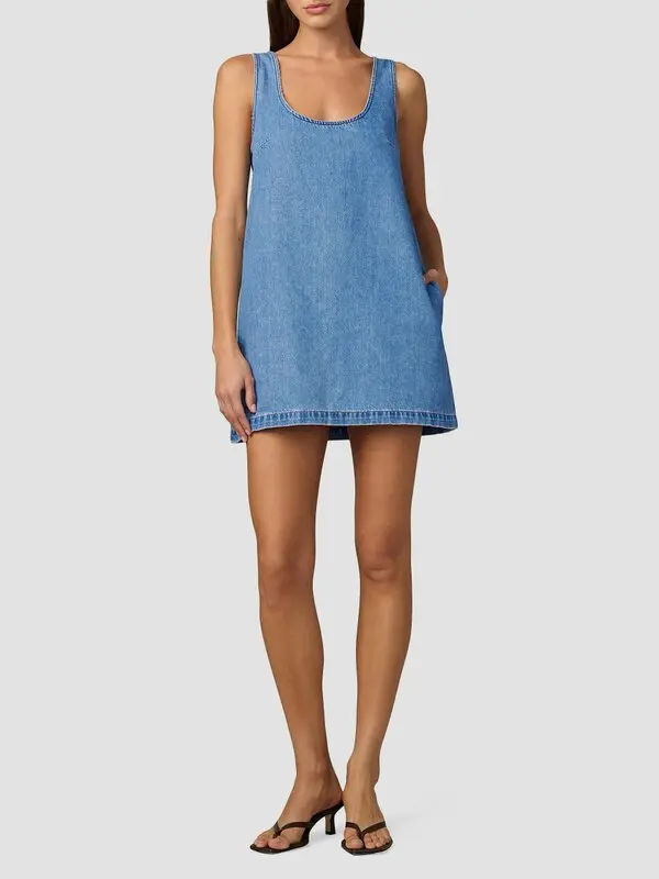 Joe's Jeans The Scoop Neck Denim Minidress