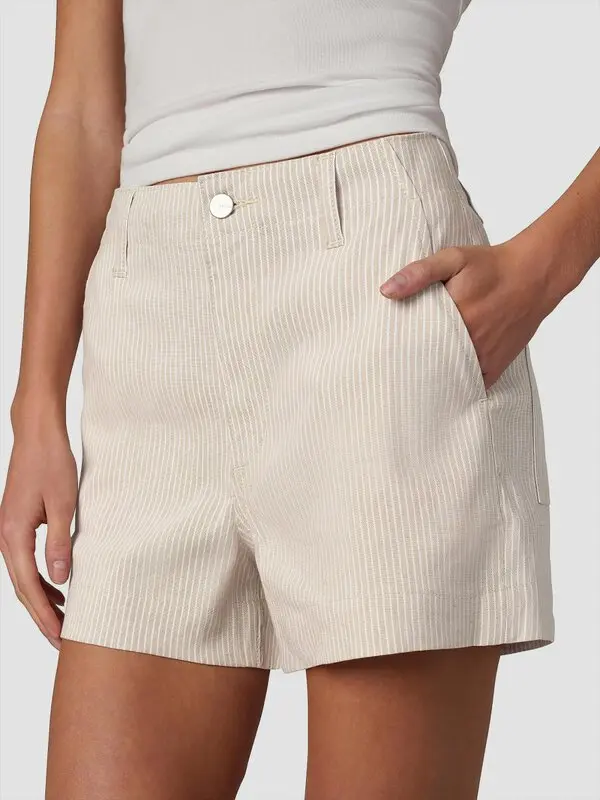Joe's Jeans The Karter Striped Linen-blend Shorts