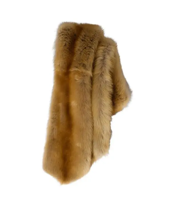 Miu Miu Shearling Stole - Brown